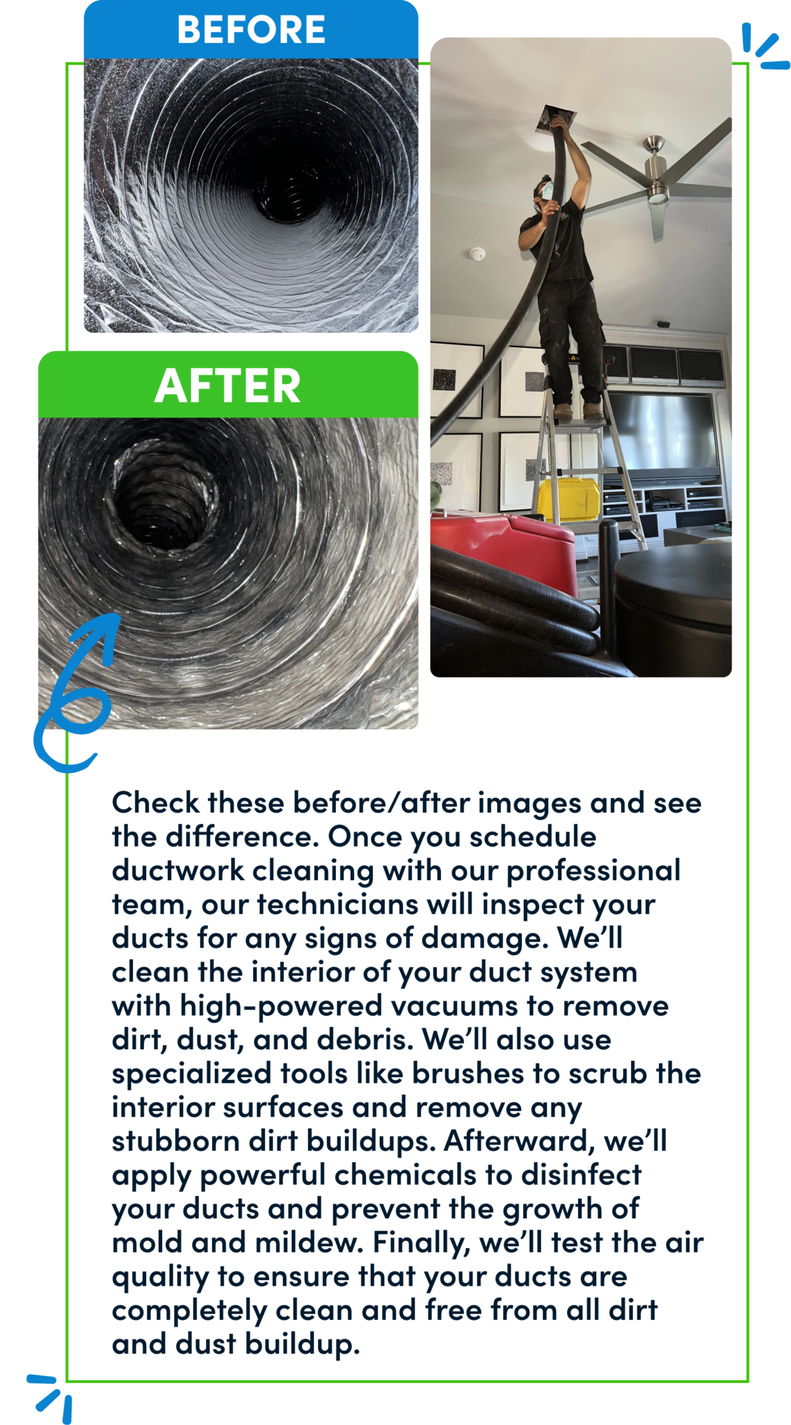Ductwork Cleaning - Clean & Green Air Duct Cleaning